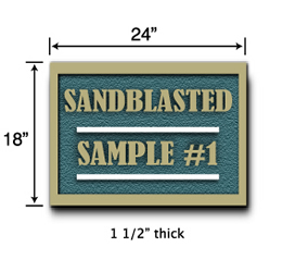 Sandblasted Signs | Routed Signs | Etched Glass | Custom Signs