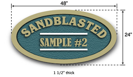 Sandblasted Signs | Routed Signs | Etched Glass | Custom Signs