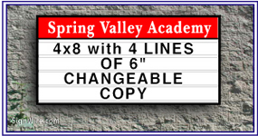 School Wall Cabinets / School Wall Signs / School Wall Displays